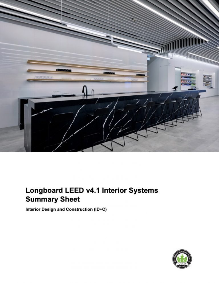 Quality Systems & LEED - Longboard Architectural Products