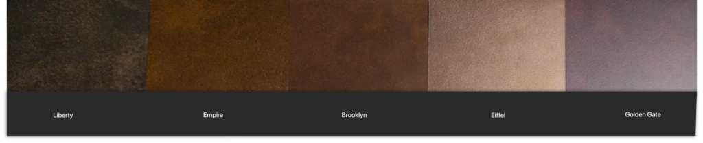 Color Bar: Naturally Aged Metals - Samples