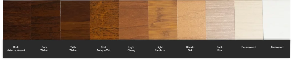 Color Bar: Woodgrains #2 - Samples